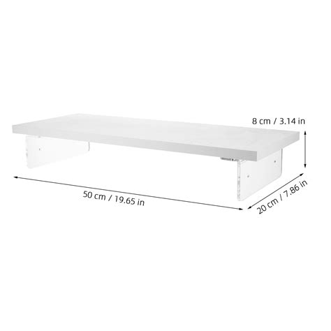 Diaedge Acrylic Computer Stand Table Monitor Stand Convenient Monitor