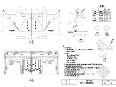 广西 时速250公里铁路双线隧道洞门结构设计图全套73张（知名大院） 路桥工程图纸 筑龙路桥市政论坛