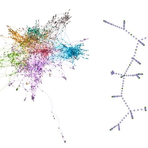 Topology Comparison Left Cora Benchmark Citation Network Right
