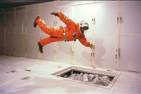 Premium Photo Astronaut Performing Experiments In A Zero Gravity Environment