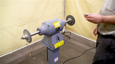 Variable Speed Baldor Buffer 34 Hp With Sturdy Stand Tools 50 Off