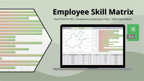 Skills Matrix Template Excel Tools Etsy