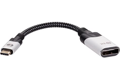 Aдаптер Vcom Usb 3 1 Type Cm Displayport Af 8k 60hz 0 15m Alum Cu422mv 8k выгодная цена