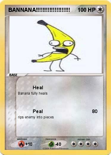 Pokémon Bannana 58yt Heal My Pokemon Card