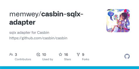 GitHub Memwey Casbin Sqlx Adapter Sqlx Adapter For Casbin Https