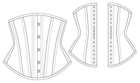 Underbust Corset Free Pattern Lolita Araneablack Corset Sewing