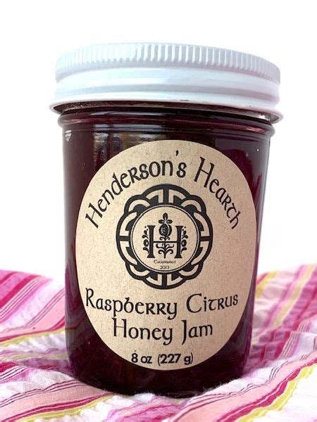 Raspberry Citrus Honey Jam