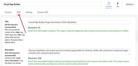 getting started with your umbraco website byteeditor