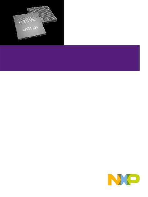 LPC4330 Datasheet 1 2 Pages NXP First Asymmetrical Dual Core