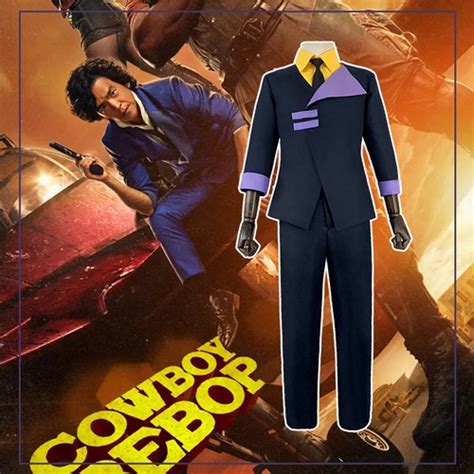 Cosplay Cowboy Bebop Spike Spiegel Costume Halloween Carnival Suits