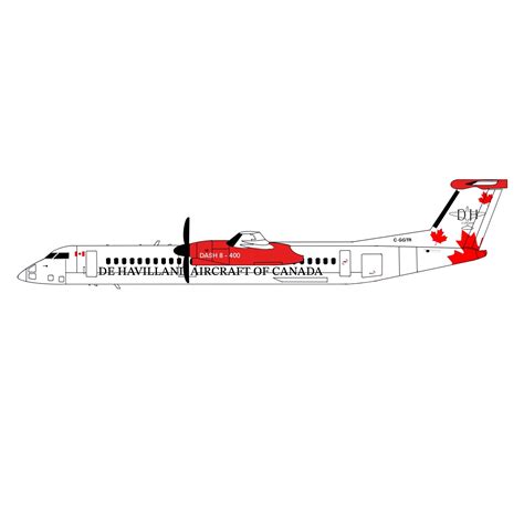 Dash 8 Q400 De Havilland Aircraft Of Canada House Livery C Ggtr 1 400