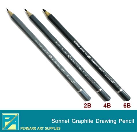 Sonnet Graphite Drawing Pencil 2b 4b 6b Sold Per Piece Art Sketch