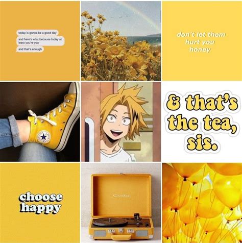 Kaminari Denki Bnha Mha Aesthetics Choose Happy Playing