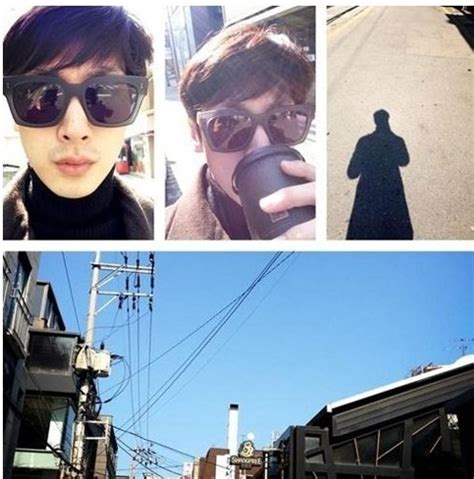 심지호 산책 셀카 선글라스에 커피까지 차가운 도시 남자 춥다” Bnt뉴스