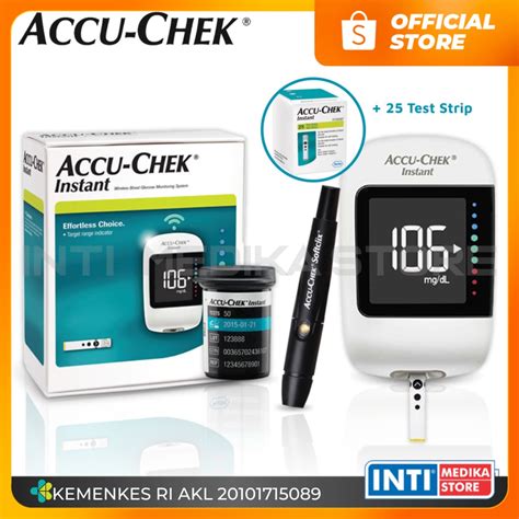 Jual ACCU CHEK Alat Accu Chek Instant Strip Strip AccuChek Instant Shopee Indonesia