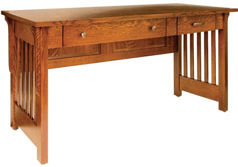 Dupont Mission Style Computer Table Countryside Amish Furniture