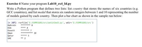 Solved Exercise 4 Name Your Program Lab10 Ex4 Id Py Write A Chegg