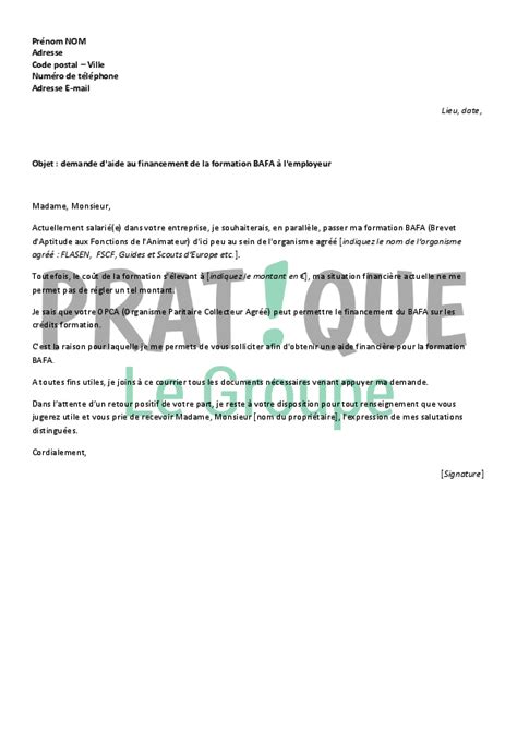 Modele De Lettre Pour Une Demande De Bourse Financial Report