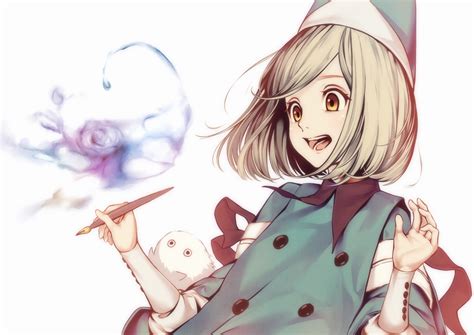 Coco And Brushbuddy Tongari Boushi No Atelier Drawn By Oki Koi Koi Danbooru