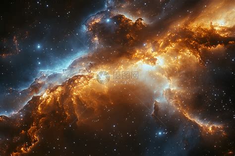 绚丽的星空插画图片下载 正版图片601608092 摄图网