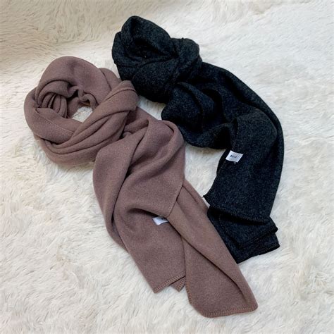 6color캐시미어 울 심플 숏 목도리 머플러