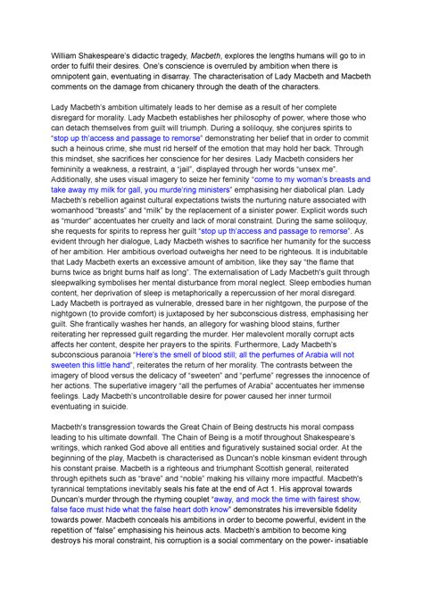 English Task 3 Year 10 Multimodal Task Script William Shakespeares