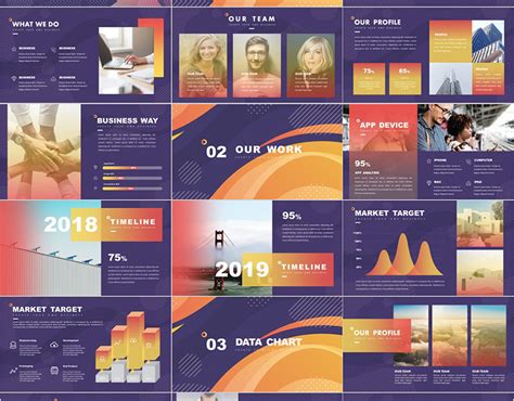 Marketing Report Powerpoint Template On Behance