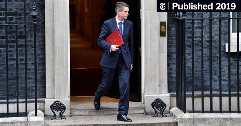 Gavin Williamson Uk Defense Chief Is Fired Over Huawei Leak The