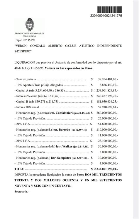 Jorge RiZZo GdD La47 on Twitter Es gravísima la sentencia de Verón y