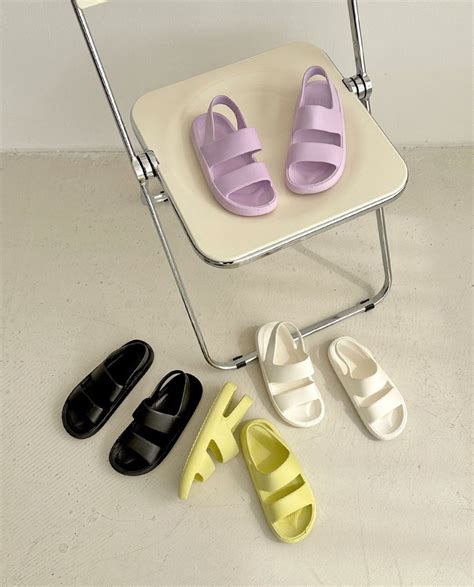 젤리 비비드 푹신 쿠션 샌들 4color 230~250여행 슬리퍼