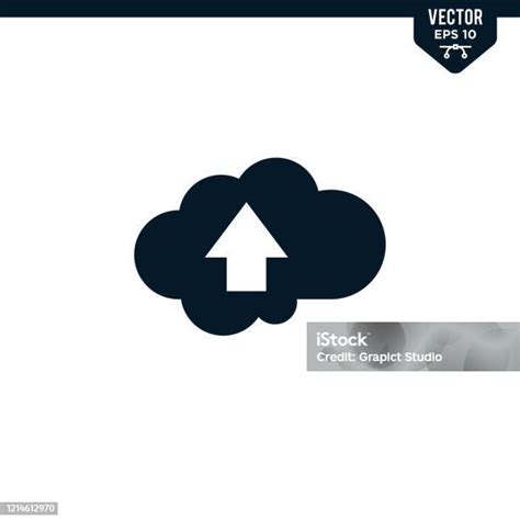 雲上傳圖示字形樣式向量圖形及更多下載圖片 下載 乾淨 互聯網 Istock