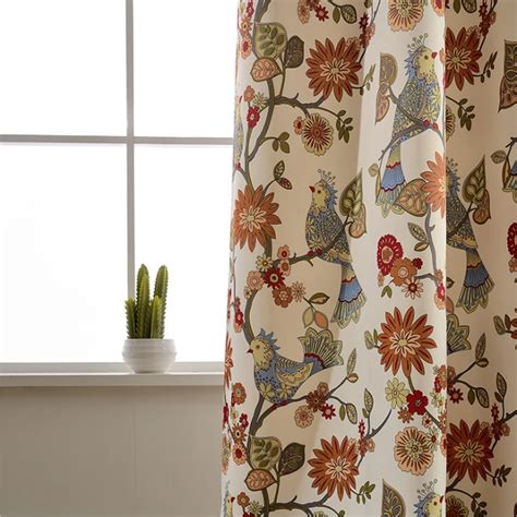 Curtain Panel Bird At David Masterson Blog