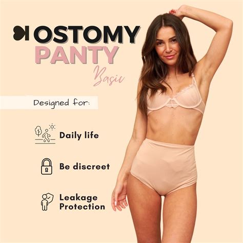 Siil Ostomy Underwear Beige Stoma Bag Covers Ostomy Pouch Covers Ostomy