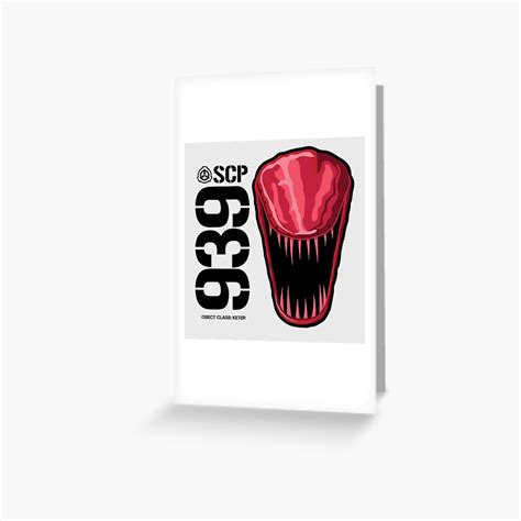 SCP With Many Voices SCP Foundation Greeting Card By Opalskystudio Redbubble