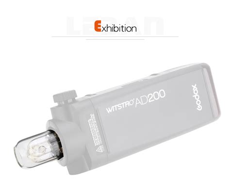 Godox Ad200 Ad Ft200 Pocket 200w Flash Tube Bare Bulb For Godox H200j Flash Head On Godox Ad200