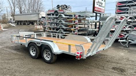 Remorque utilitaire 80X14 Maxi Roule galvanisé 2X3500 lbs roues 14 po