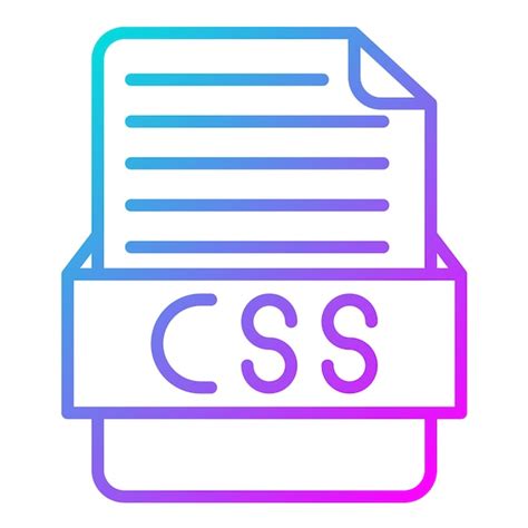 Estilo De La Ilustración Vectorial Css Vector Premium