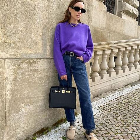 Outfits Con Suéter Morado Para Mujer 2026 Como Combinarlo Muy Trendy