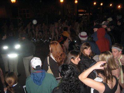One Year At Tufts Naked Quad Run
