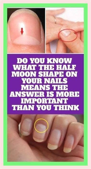 An Image Of Someones Nails With The Caption Do You Know What The Half