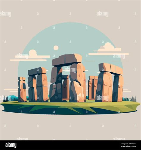 Illustration Of Composite Structure Formed By Large And Heavy Stones