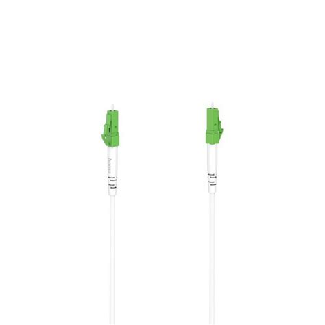 Hama Glasfaser Netzwerkkabel Lc Apc Stecker 10 Gbit S 3 00 M Glasfaserkabel 300 Cm Mit