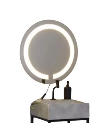 Espelho Iluminado Redondo Cm Led Branco Frio K Mercadolivre