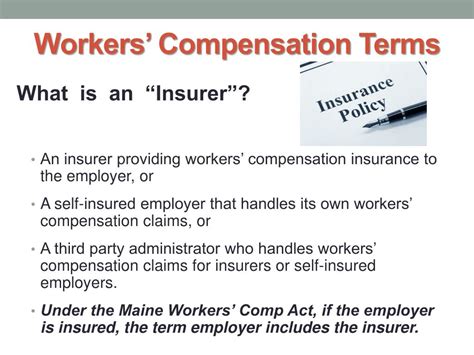 Ppt An Employers Guide To Workers Compensation In Maine Powerpoint Presentation Id 5990059