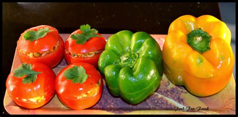 Greek Style Stuffed Vegetables Yemista ~ Food Fun Freak