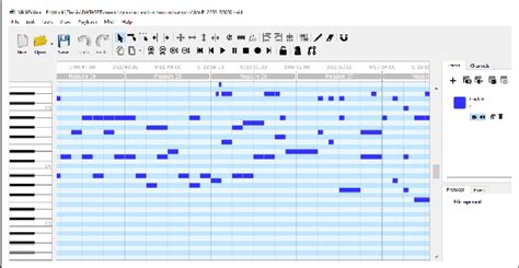 Midi Sequence Generated By The Lstm Model Download Scientific Diagram