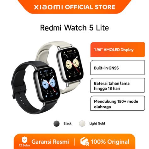 Promo Xiaomi Redmi Watch 5 Lite 1 96 AMOLED Display Built In GNSS Baterai Hingga 18 Hari