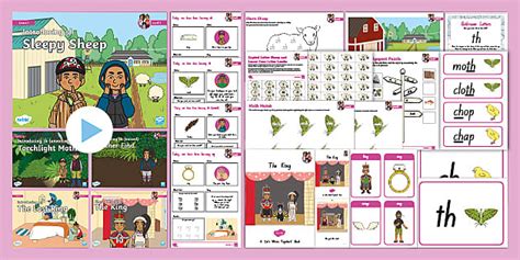 Nz Phonics Weekly Lesson Pack Sh Th Th Ng Sounds