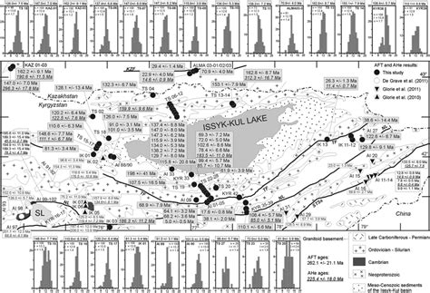 Schematic Geological And Tectonic Map Of The Issyk Kul Basement With