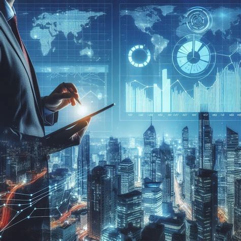 Premium Photo Business And Economic Growth On Global Business Network
